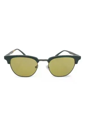 FERRAGAMO Clubmaster-frame Sunglasses - Green