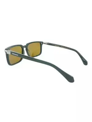 FERRAGAMO Rectangle-frame Sunglasses - Green