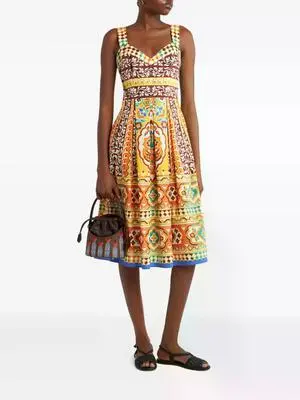 Etro Printed Midi Dress
