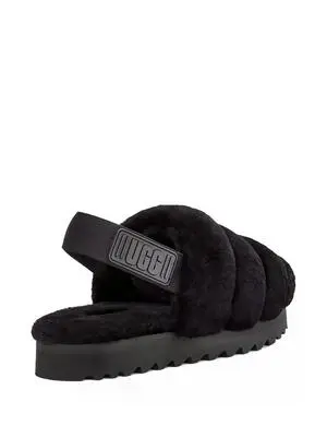 UGG Super Fluff Slippers - Black