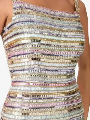 Jenny Packham Nancy Mini Dress - Silver