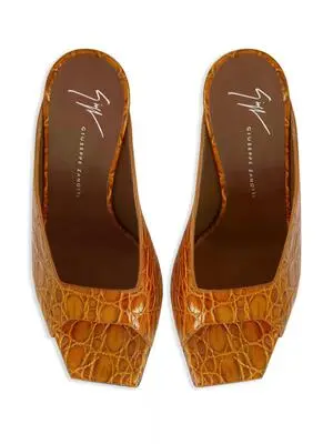 GIUSEPPE ZANOTTI 90mm Mya Sandals - Orange