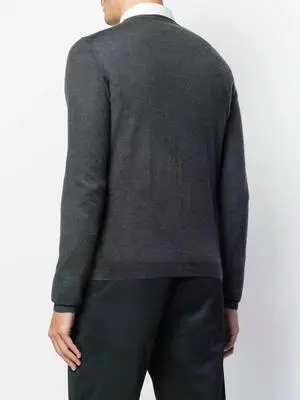 ZANONE Classic Knitted Sweater - Grey