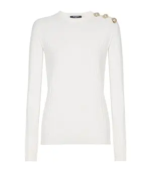 Women's Balmain White Knitwear