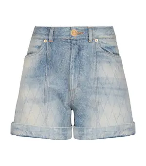 Balmain Denim Shorts For Women
