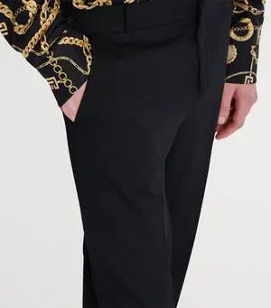 Balmain Wool Tailored Trousers