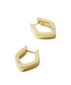 ANITA KO Georgie 18-karat Hoop Earrings - Gold