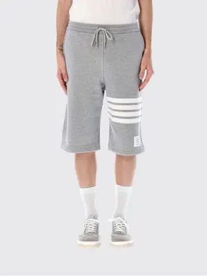 Thom Browne Striped Sweat Shorts - Grey