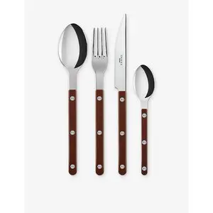 SABRE Bistrot 4-piece Stainless-steel Cutlery Set - Chocolat