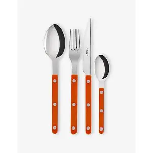 SABRE Bistrot 4-piece Stainless-steel Cutlery Set - Orange
