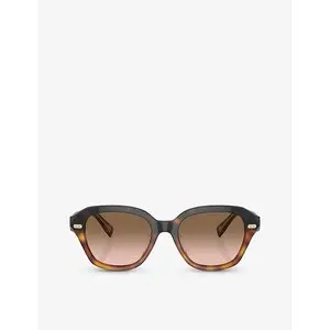 Brunello Cucinelli Bc4004s Pillow-frame Sunglasses - Brown