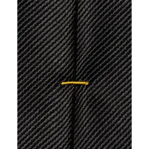 Eton Silk Textured Tie - Black