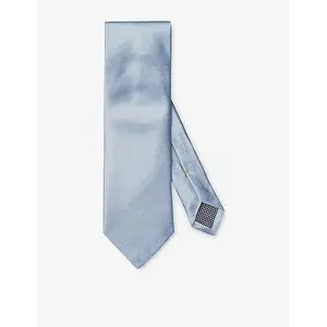 Eton Silk Textured Tie - Light Blue