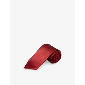 Eton Silk Textured Tie - Red