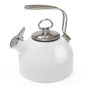CHANTAL Classic Enamel-on-steel Teakettle - White