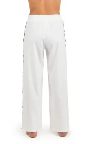La Blanca Poolside Linen Blend Cover-up Pants