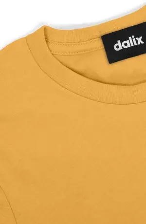 DALIX Lightweight Jersey Tee - Mustard