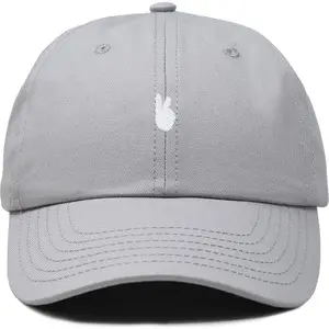 DALIX Dalix Lil Peace Sign Baseball Cap Gray