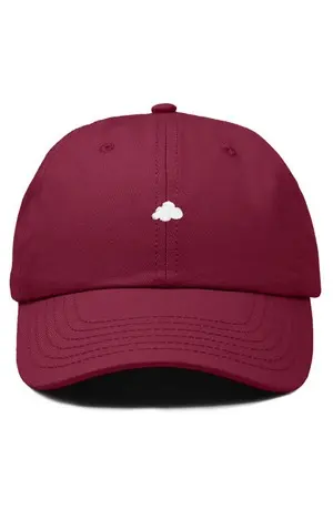 DALIX Dalix Lil Cloud Baseball Cap Maroon