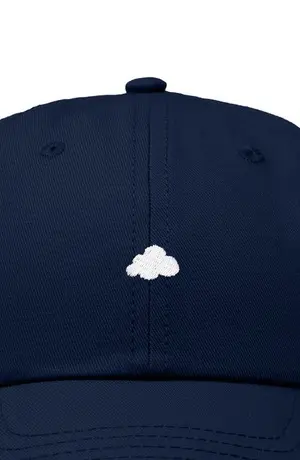 DALIX Lil Cloud Baseball Cap - Navy Blue