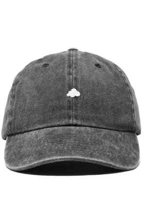 DALIX Dalix Lil Cloud Baseball Cap Washed Black