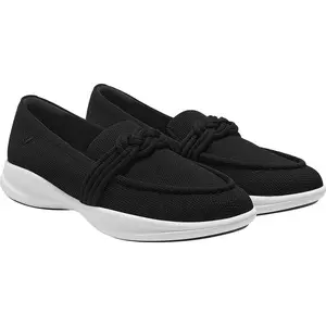Vivaia Round-Toe Sneaker Loafers Black