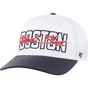 '47 Boston Red Sox Lineman Hitch Adjustable Cap - White