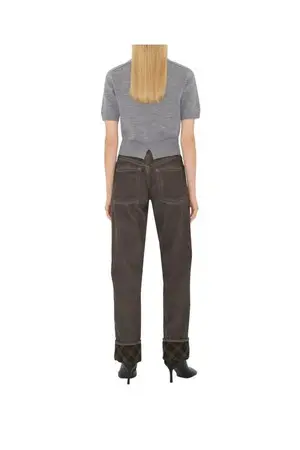 Burberry Mirrored Horse Wool Blend Polo Shirt