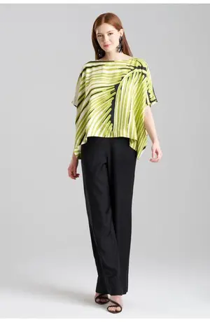 Natori Yoshinoki Caftan Top - Pear