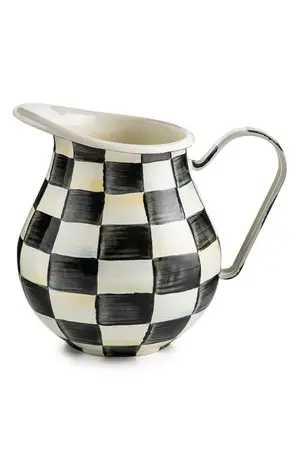 MACKENZIE-CHILDS Courtly Check Pitcher - Black/ White