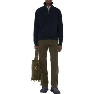 Men's Cashmere Blend Half-Zip Sweaters