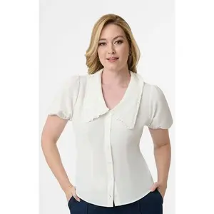 Unique Vintage Short Sleeve Shirts For Women