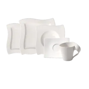 VILLEROY & BOCH Newwave 30 Piece Set - White