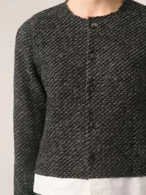 Comme Des Garçons Tweed Cardigan Jacket