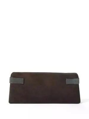 Brunello Cucinelli Essence Clutch - Brown