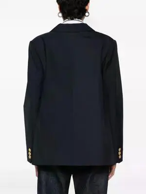 Sacai Embroidered Double-breasted Blazer