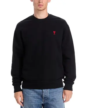 AMI Paris Regular Fit De Coeur Sweatshirt - Black