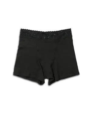 Hanky Panky Cotton Boxer Brief - Black
