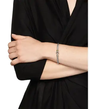 David Yurman Cable Flex Buckle Bracelet - Silver/gold