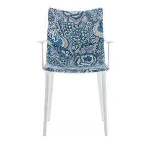 KARTELL H. H.h. Upholstered Fabric Chair - White/ink