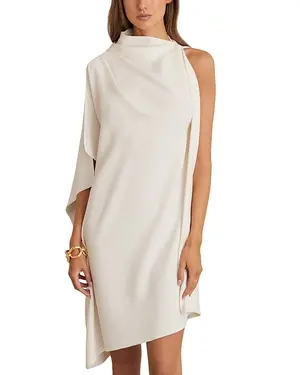 REISS Ellery Draped Mini Dress