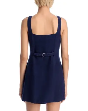 Bella Dahl Square Neck Button Front Mini Dress