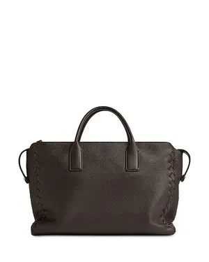 Bottega Veneta Borsa Interview Briefcase - Brown