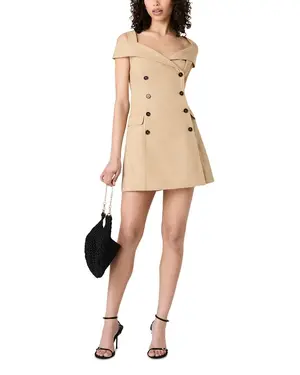 French Connection Light Weight Trench Mini Dress