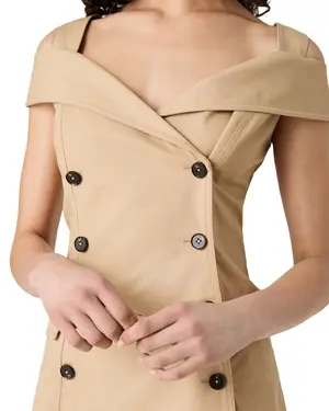 French Connection Light Weight Trench Mini Dress
