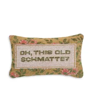 TOV FURNITURE Oh, This Old Schmatte Jacquard Cotton Accent Pillow - Multi