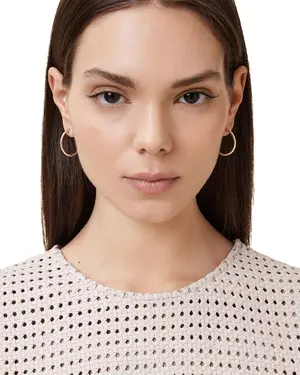 ALLSAINTS Rope Chain Hoop Earrings