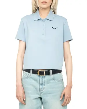 Zadig&Voltaire Mirta Wings Polo - Cloud