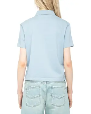 Zadig&Voltaire Mirta Wings Polo - Cloud