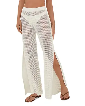 VIX PAULA HERMANNY Valerie Swim Cover-up Pants - Off White